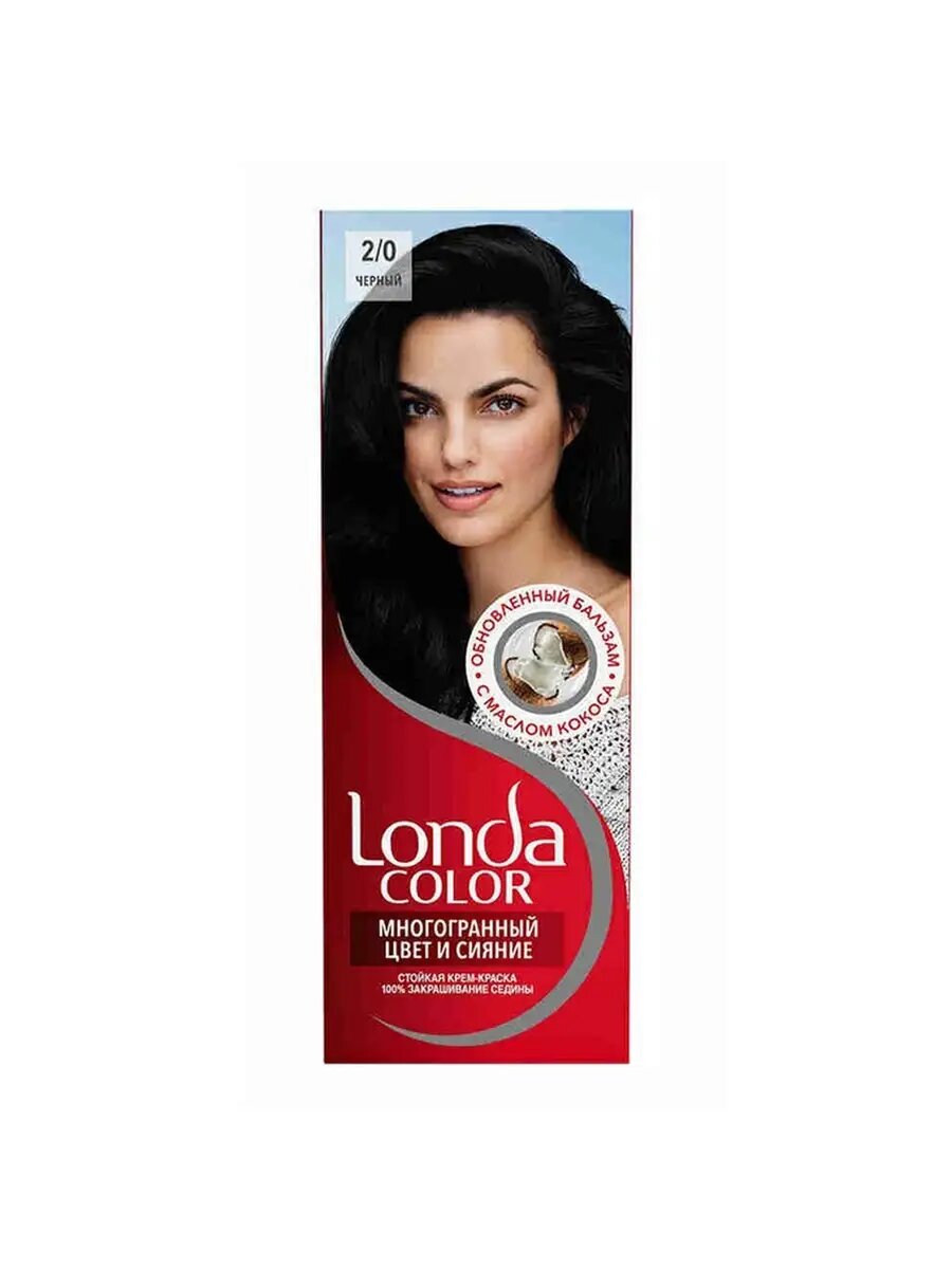 Краска для волос Londa Color 2-0 черный 110 мл