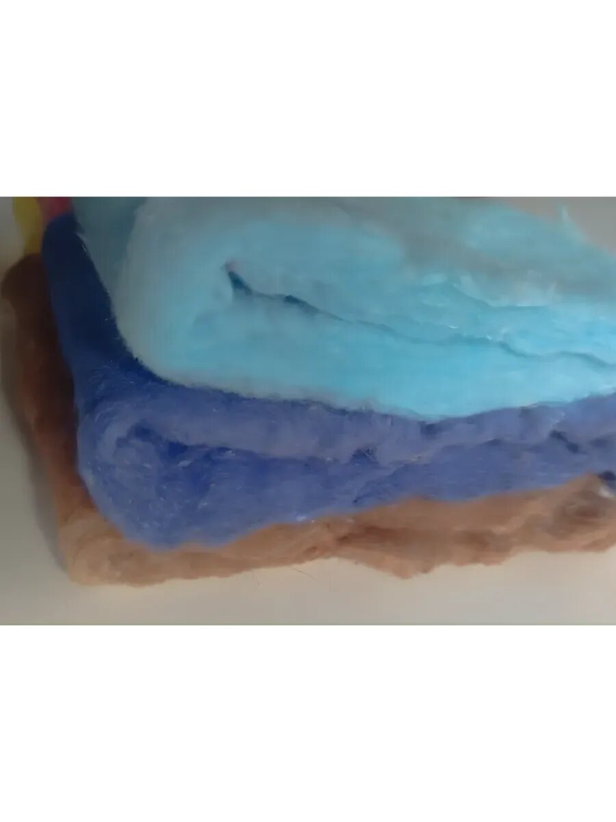 Набор хлопковой ваты - 3 шт, 20см * 10см, для ватных игрушек