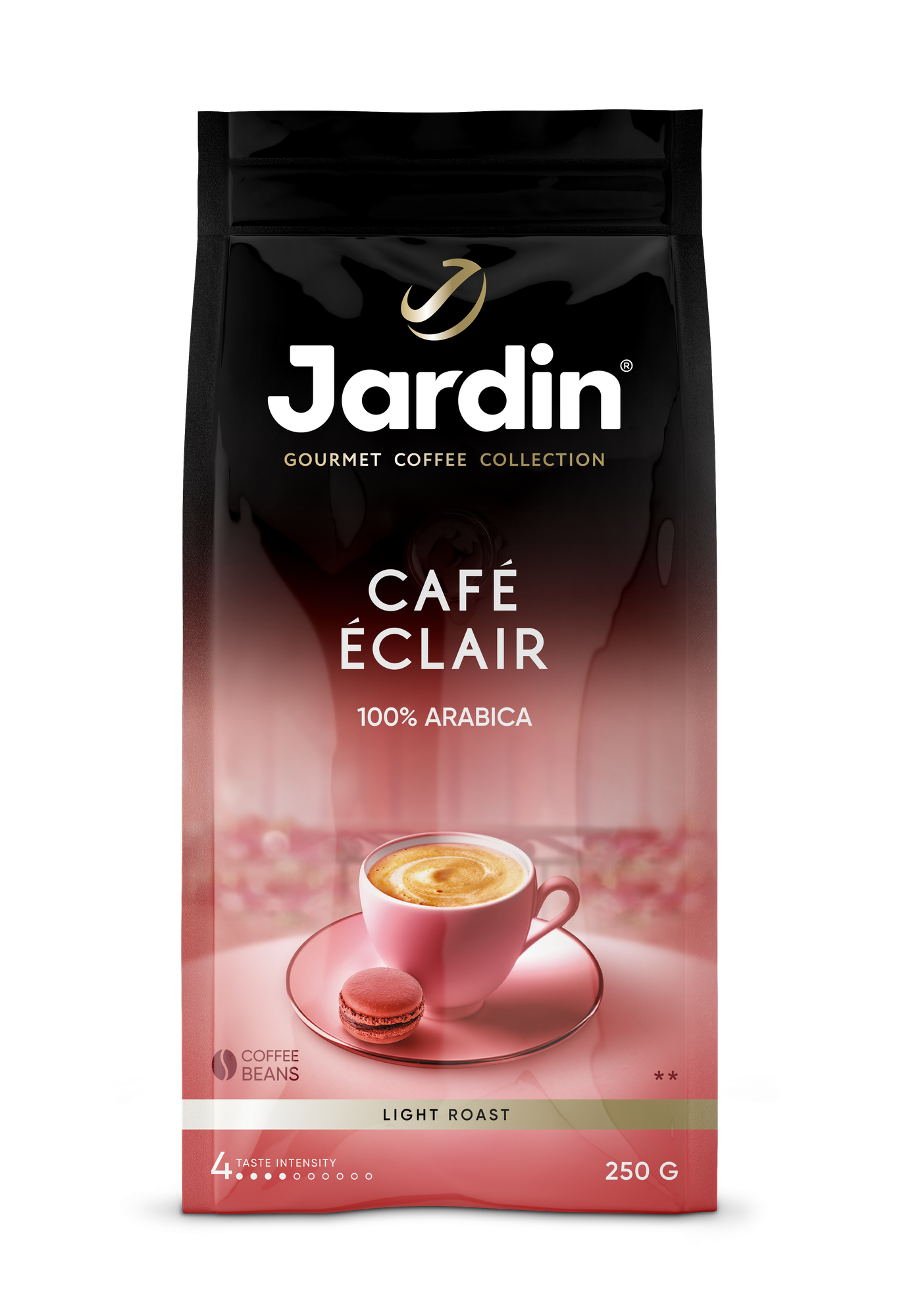 Кофе в зернах Jardin Cafe Eclair, светлая обжарка, арабика, 250 г