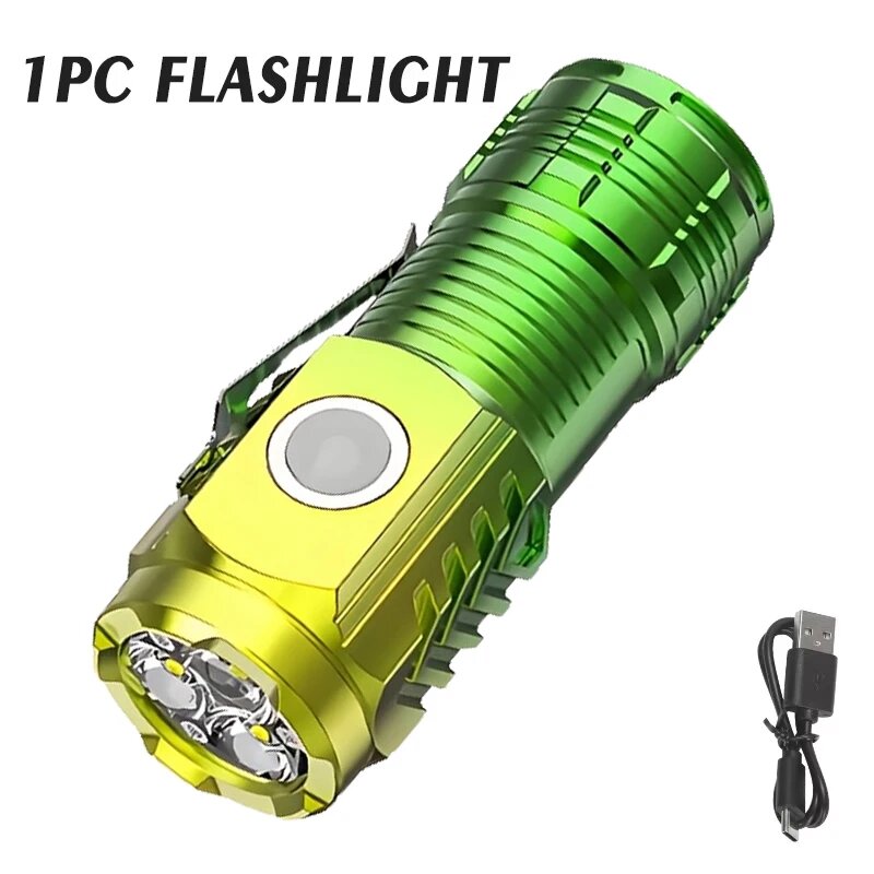 Мини-фонарик 1000 люмен ABS-пластик 1PC