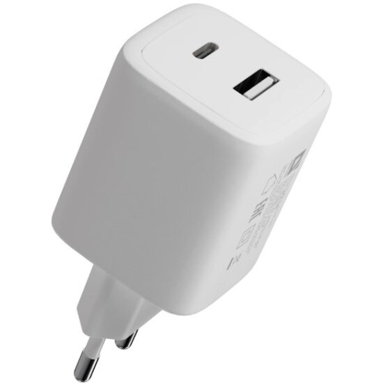 Сетевой адаптер Defender UPA-145 45W, USB A+C, белый