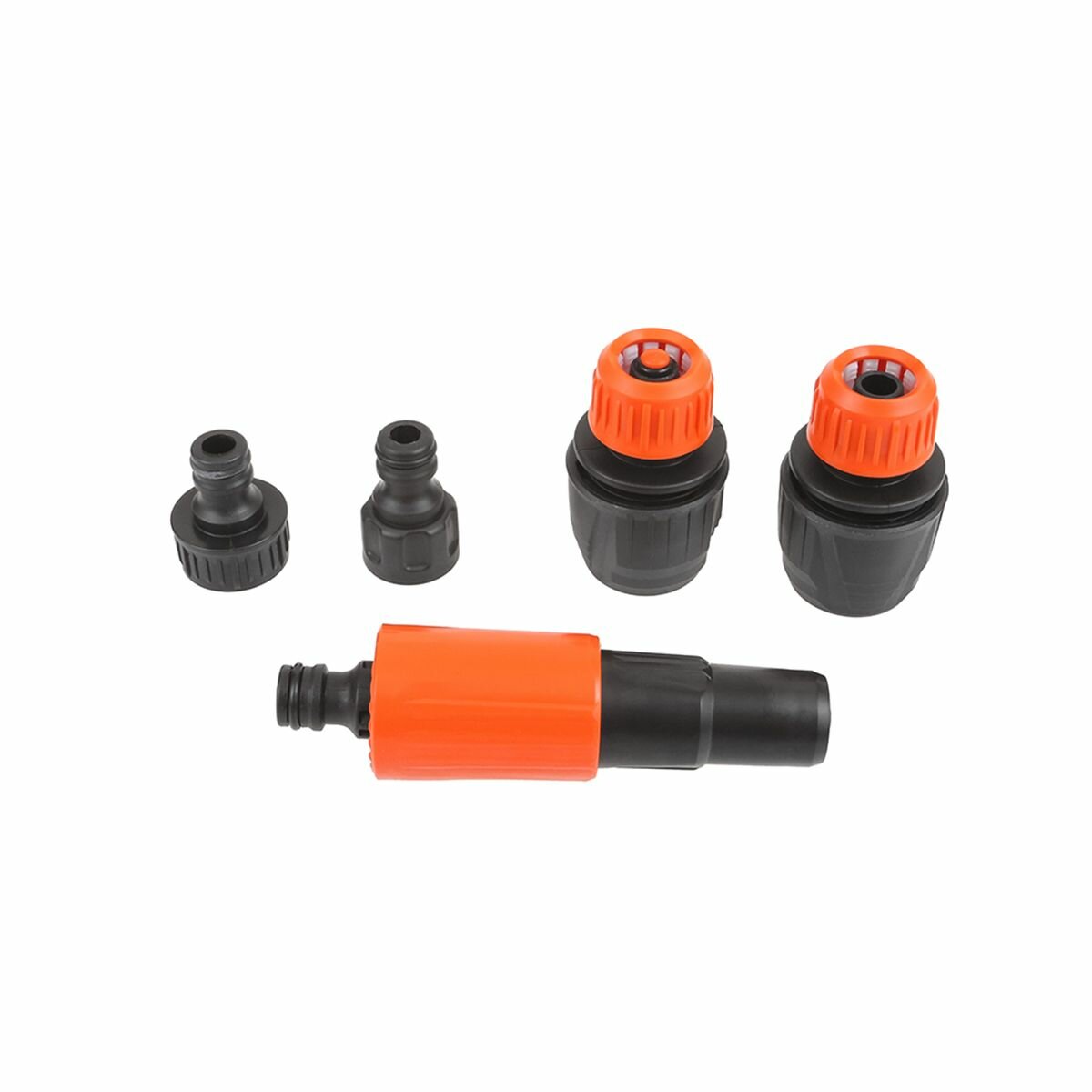Набор для полива Жук 1-2", фитинги, насадка, 5 предметов