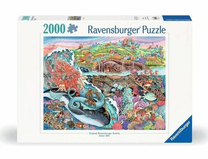 Пазл Ravensburger Морская сага, 2000 деталей, 75х98 см