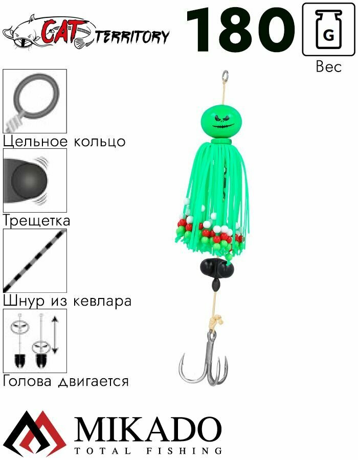 Приманка на сома Mikado CAT TERRITORY BOGEY TEDDY 180 г.