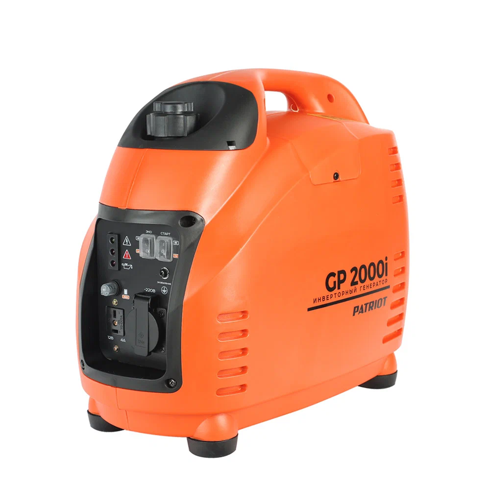 Генератор инверторный PATRIOT 2000i, 1,8кВт, 220В, объем топливного бака 3,6л