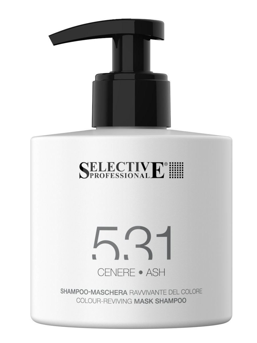 Оттеночный шампунь-маска Selective Professional 531 Colour Reviving Mask Shampoo, Ash, 275 мл