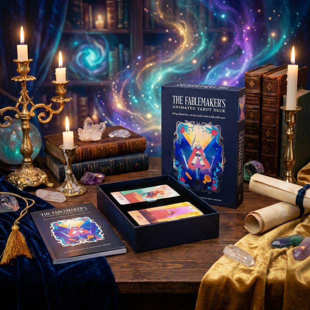Карты Таро "FablemakerAndapos; s Animated Tarot Deck" HIT POINT PRESS/ Анимированные карты Таро Баснописца 63457
