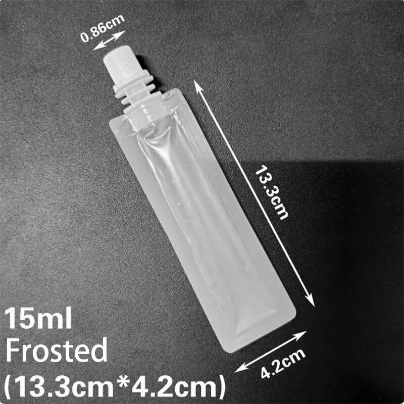 Пластиковый пакет для меда 15мл, Frosted, 13.3*4.2см, Белый, 32