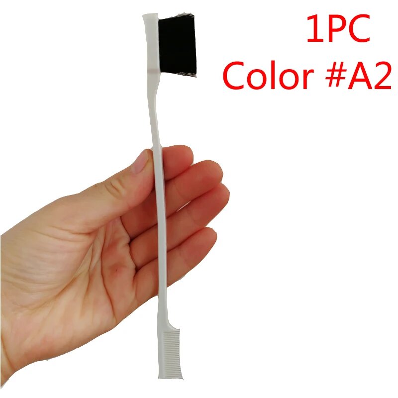 Двухсторонняя пластиковая щетка для волос 2 в 1 1pcs colorA2