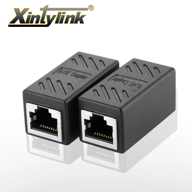 Двойной Ethernet-адаптер xintylink RJ45 Cat6/Cat5e, 5pcs