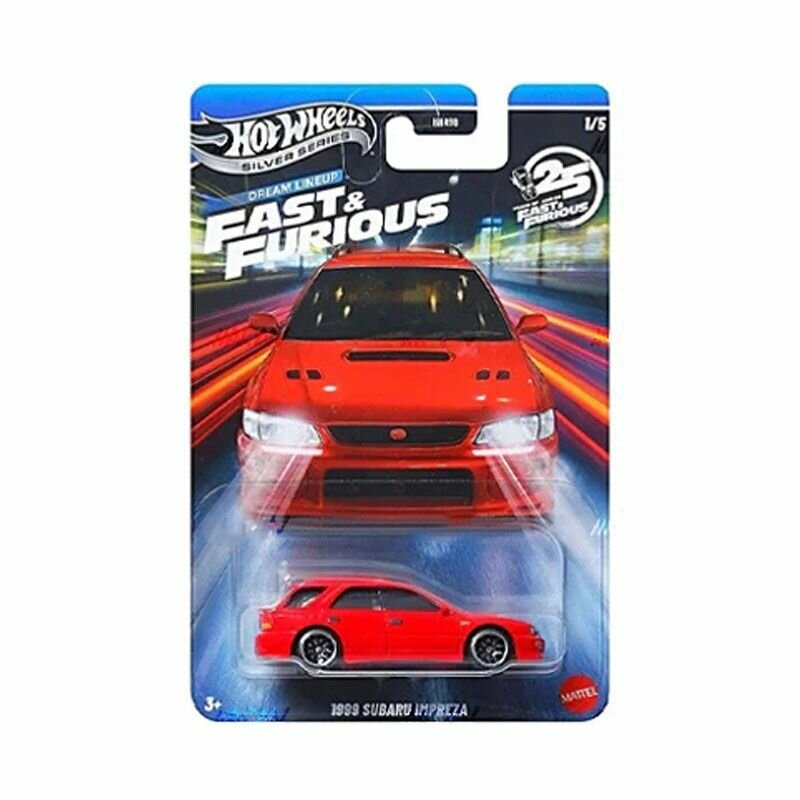Машинка mattel MODEL 1:64 1999 SUBARU IMPREZA Die-cast Alloy Model Collection Toy Children Gifts
