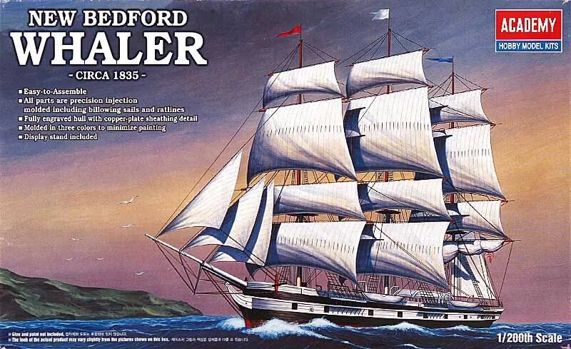 Academy 14204 1/200 New Bedford Whaler сборная модель корабля