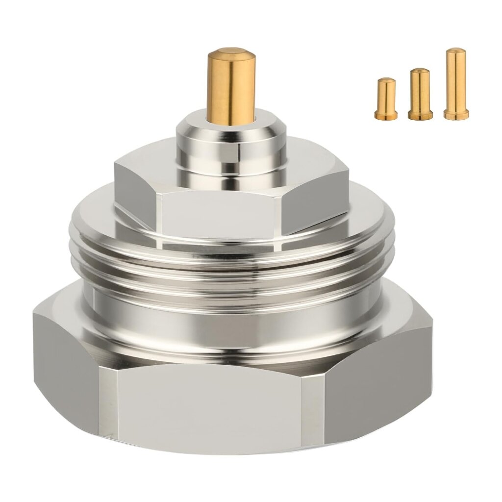 Высокоэффективный Латунный Термостатический Радиаторный адаптер для Системы охлаждения двигателя с преобразованием резьбы M30x1 0 в M30x1 5