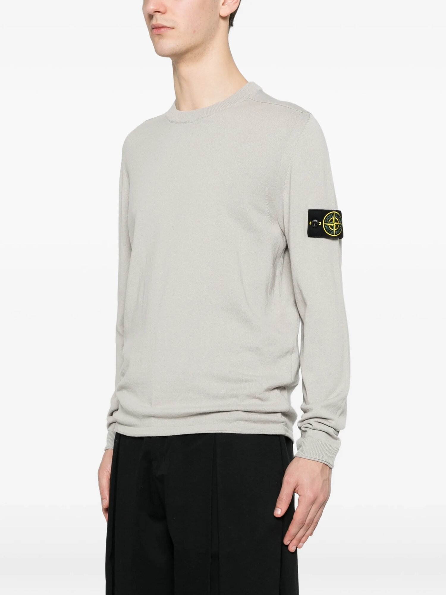 Свитер Stone Island Compass, размер L, , серый — фото 1