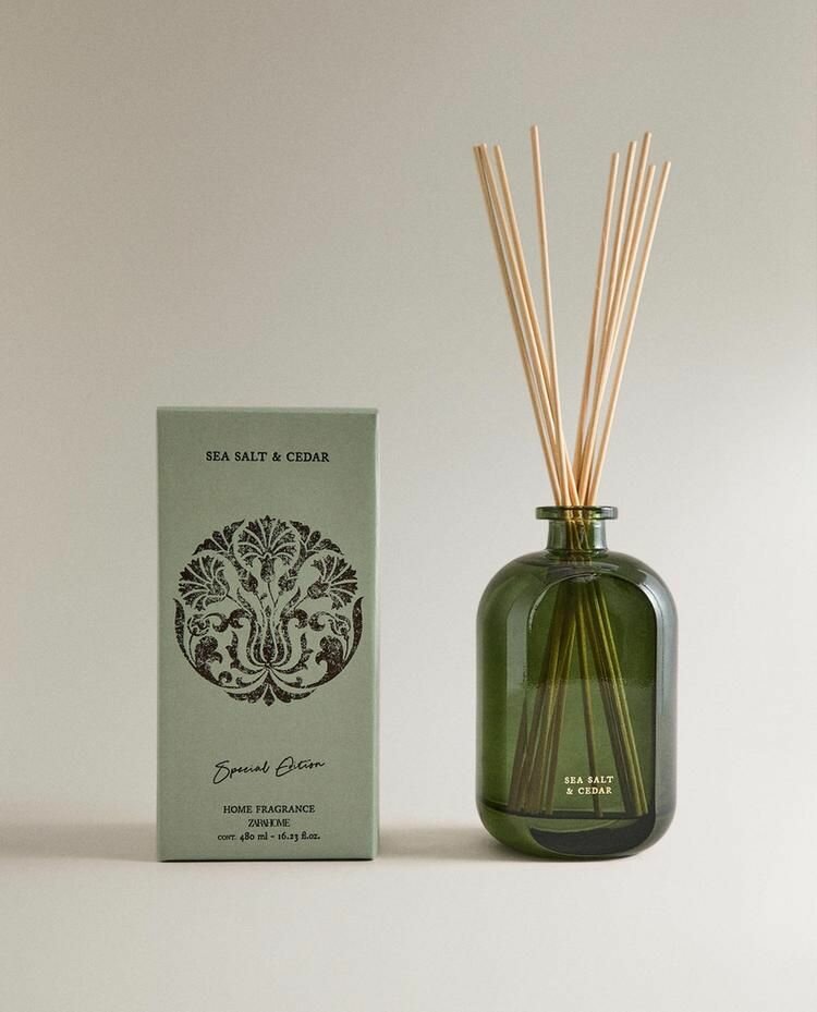 Ароматический диффузор ZARA HOME 3460/705/390_2 аромат SEA SALT & CEDAR (100 МЛ)