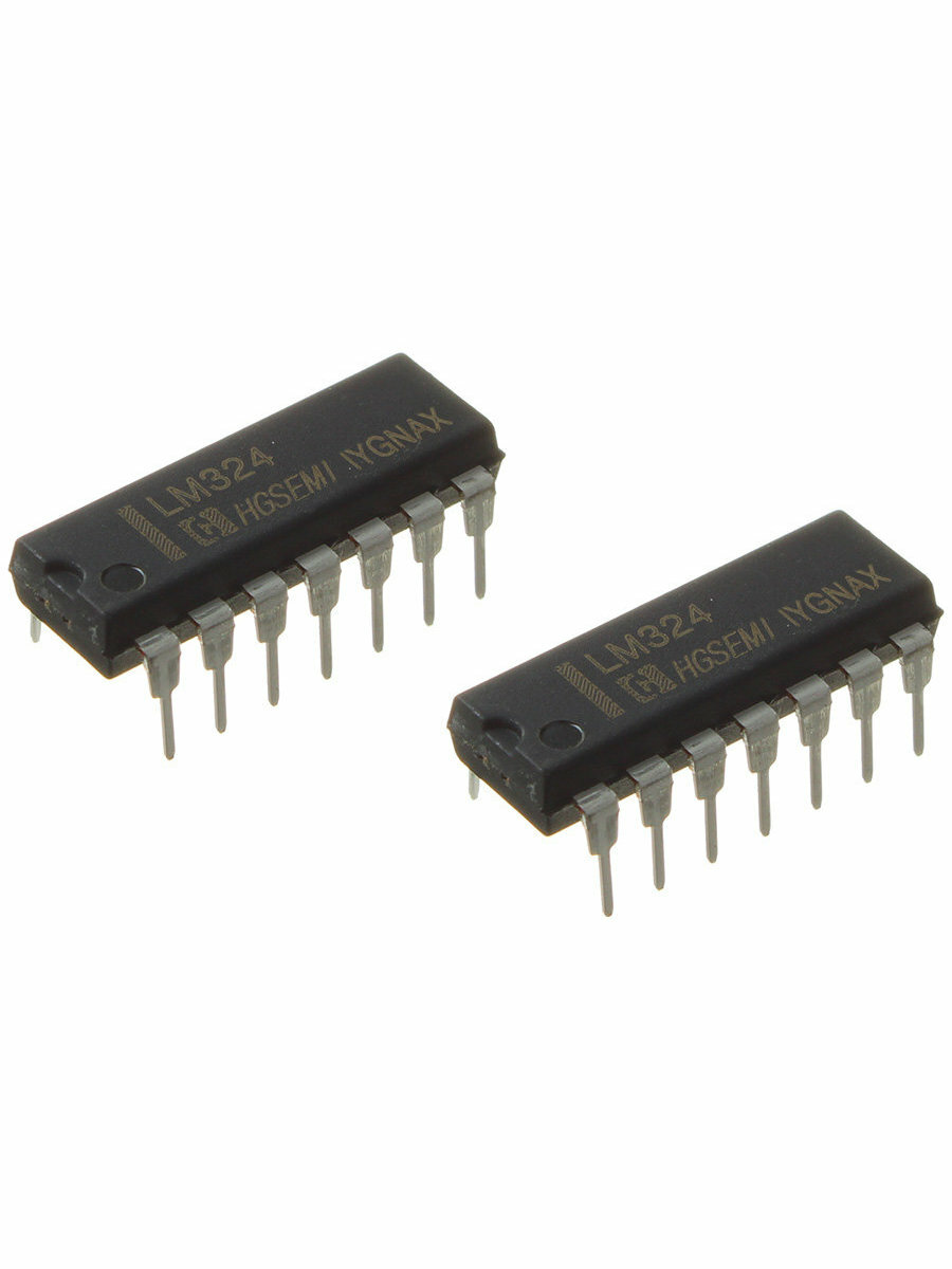 Микросхема LM324N (HA17324) DIP14 HGSEMI (упаковка 2шт)