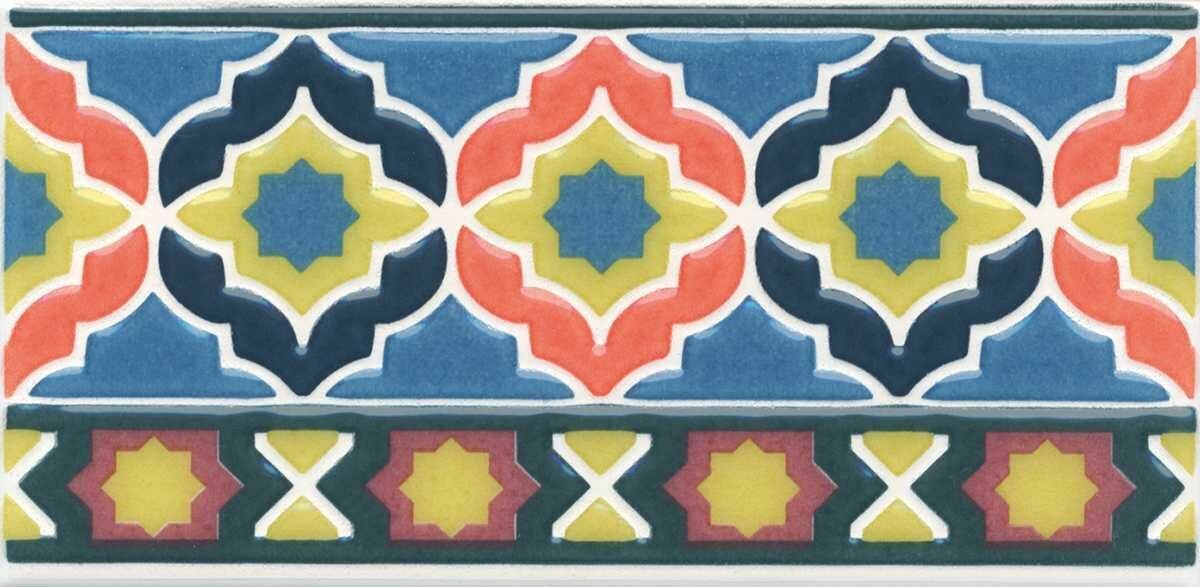 Керамическая плитка KERAMA MARAZZI HGD/A322/16000 Декор Алькасар 7,4х15 Цена за 1/шт