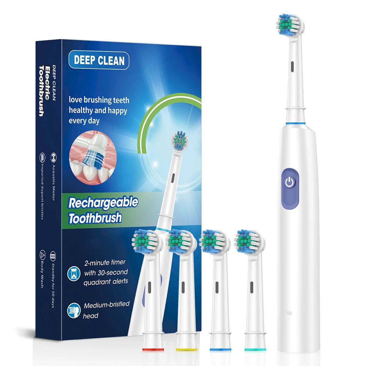 Электрическая зубная щетка Oral-B 6 режимов для взрослых 2002gwhite 4