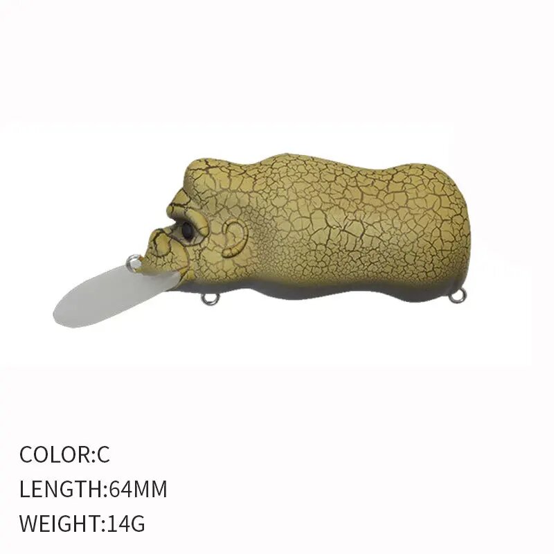 Рыболовная приманка Crankbait, Цвет: B, 64 мм, 14 г