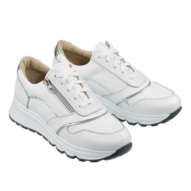 Обувь Dr. SPEKTOR женская (п/ботинки) арт.26K4005-K белый/серебро р.39