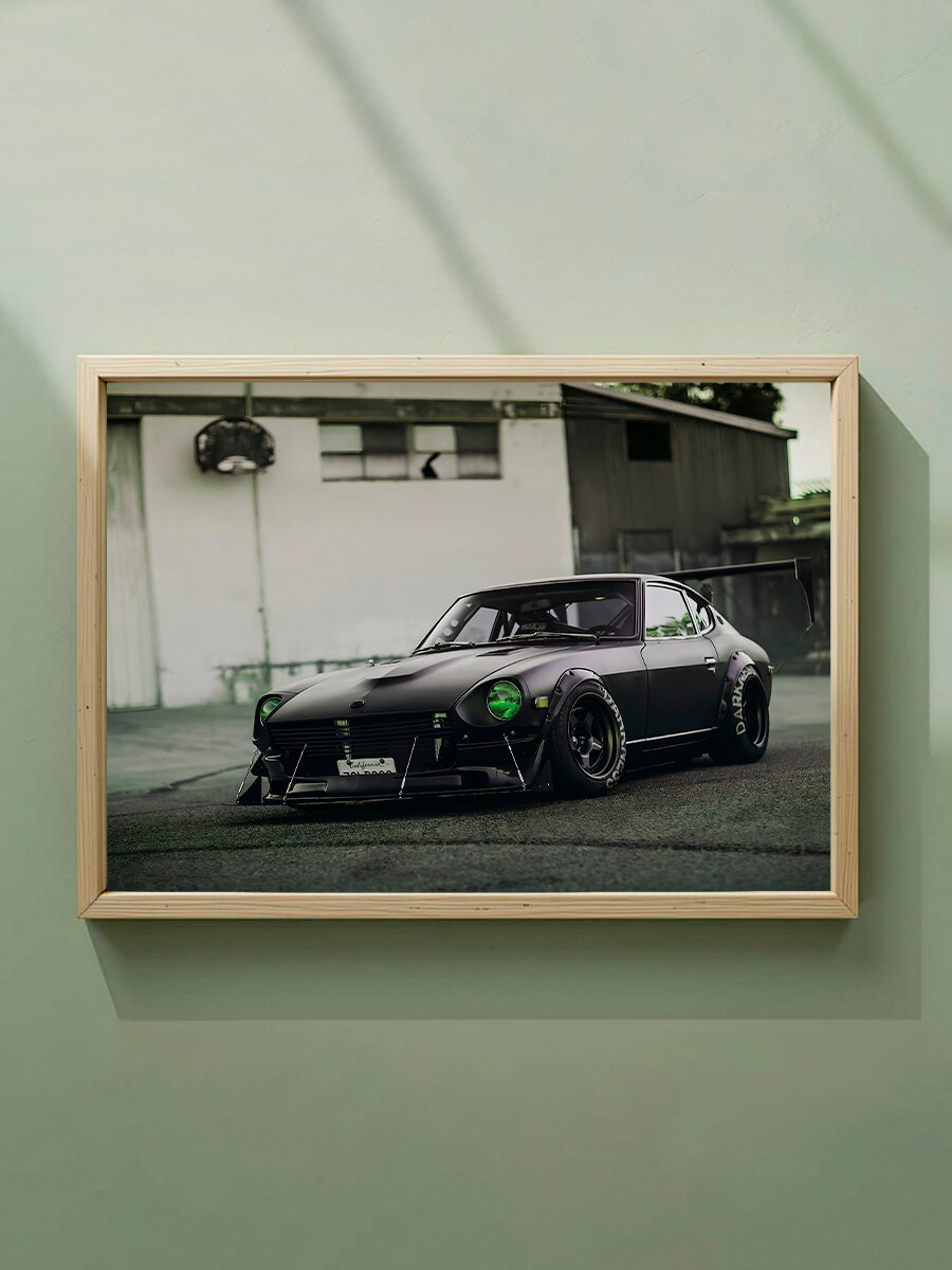 Постер, плакат на стену "JDM Nissan S30" 42Х29,7см (А3)