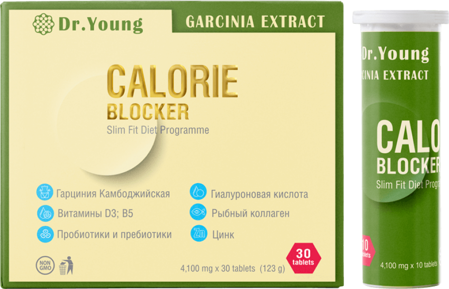 Dr. Young Блокатор калорий Сalorie Blocker Slim Fit Diet Programme 12g