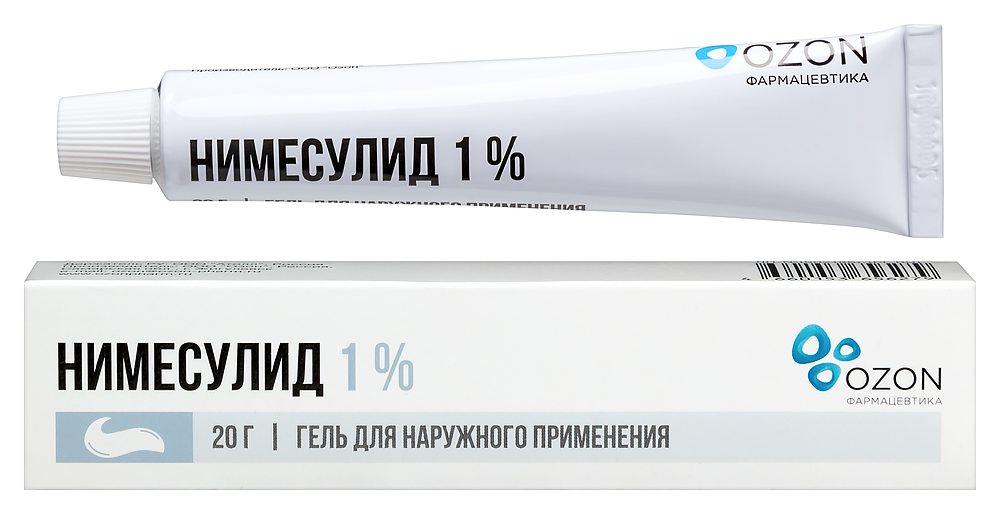 Нимесулид 1% гель для наружного применения 20 гр