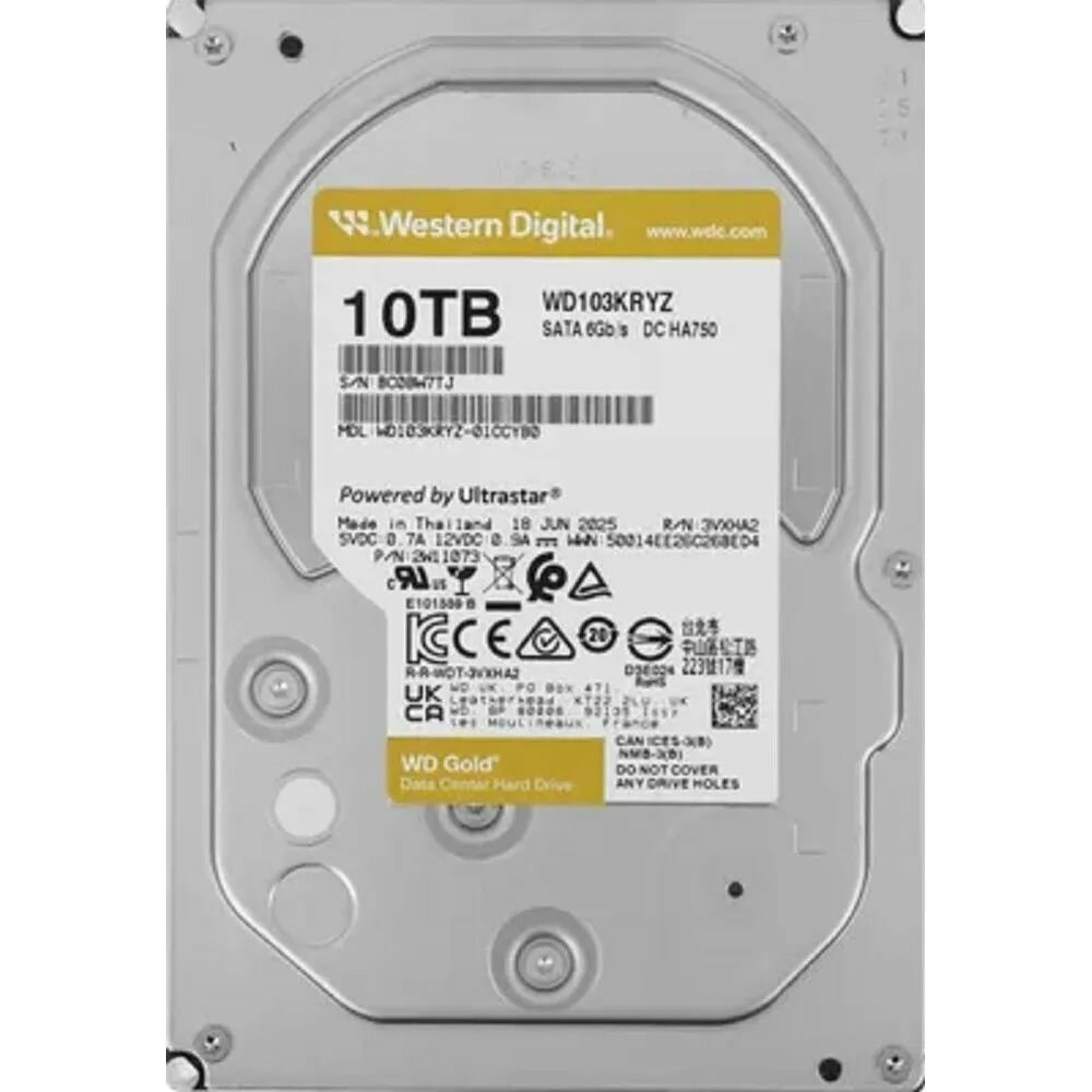 Western Digital 10 ТБ Внутренний жесткий диск (WD103KRYZ)