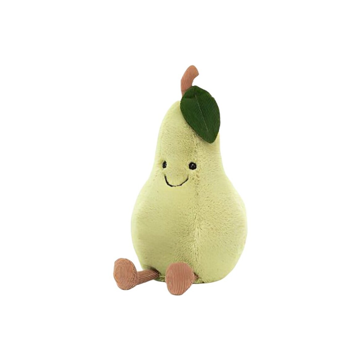 Плюшевая игрушка унисекс JELLYCAT Груша Fun Food, 20CM EU, Interesting Pear