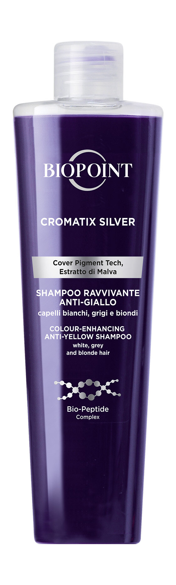 BIOPOINT Cromatix Silver Шампунь для волос нейтрализующий желтизну, 200 мл