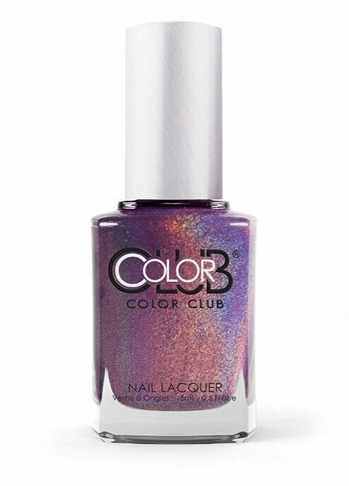 Color Club Лак для ногтей голографический, № 999, Eternal Beauty - Марсала