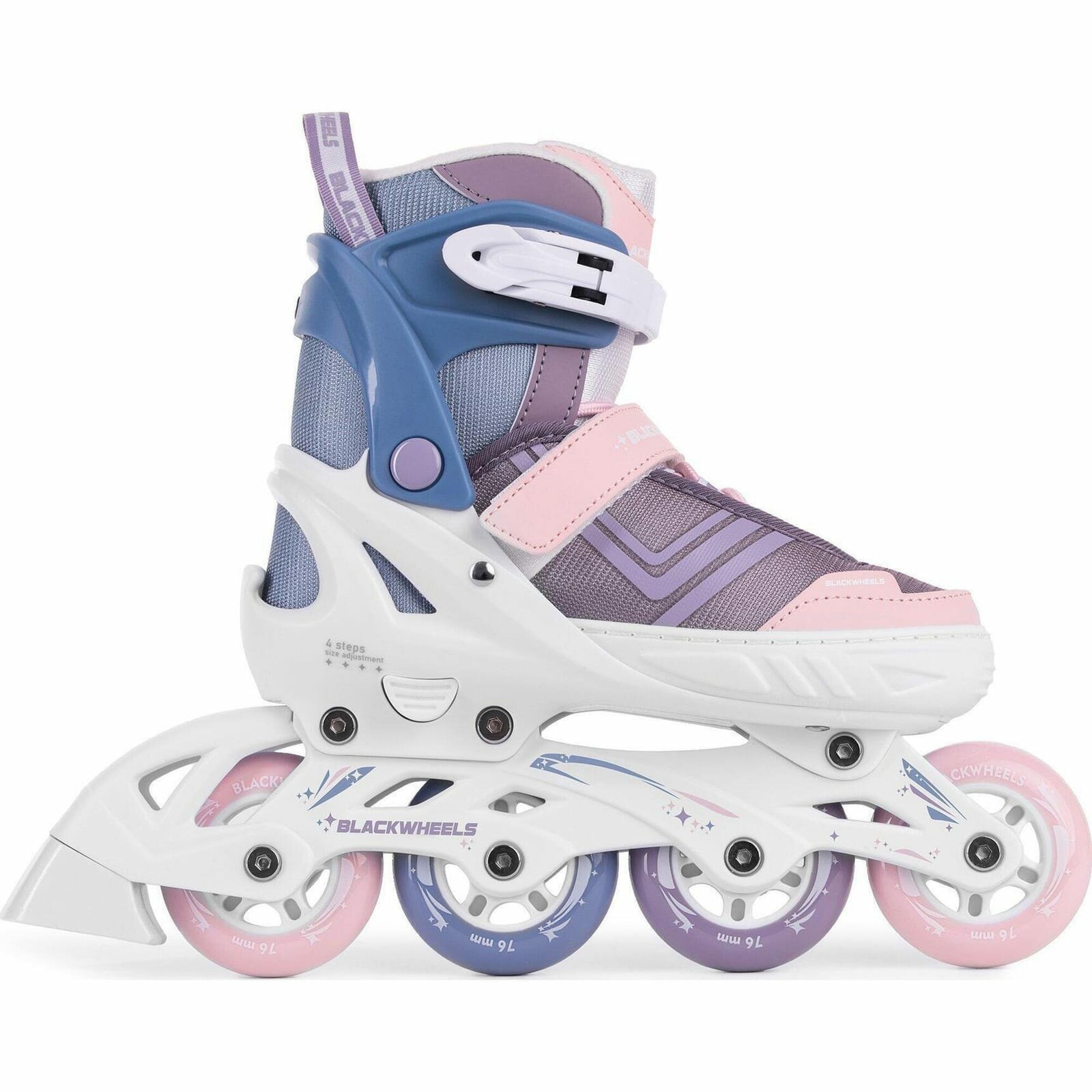 DECATHLON Ролики Blackwheels Second Life Playful Unicorn, розовый/белый/фиолетовый, размер 32/35