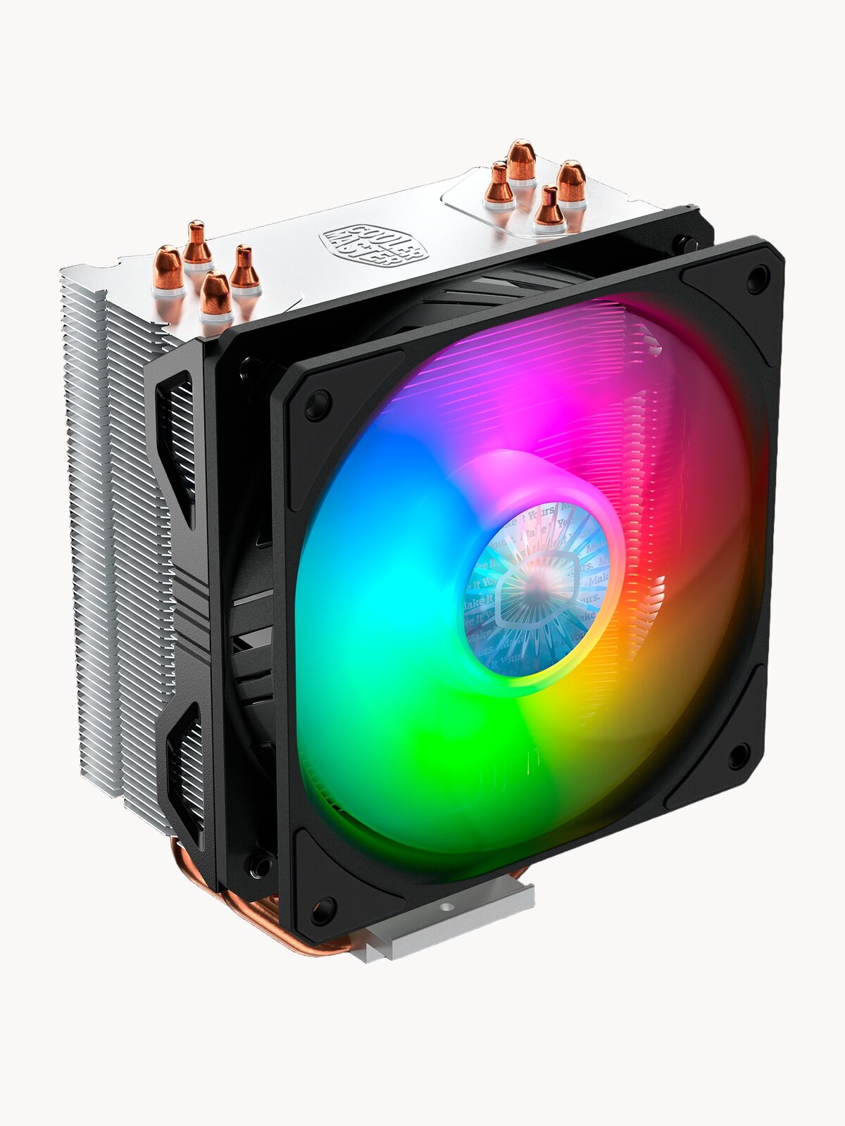 Устройство охлаждения(кулер) Cooler Master Hyper 212 ARGB Soc-AM4/1151/1200 4-pin 9-27dB Al