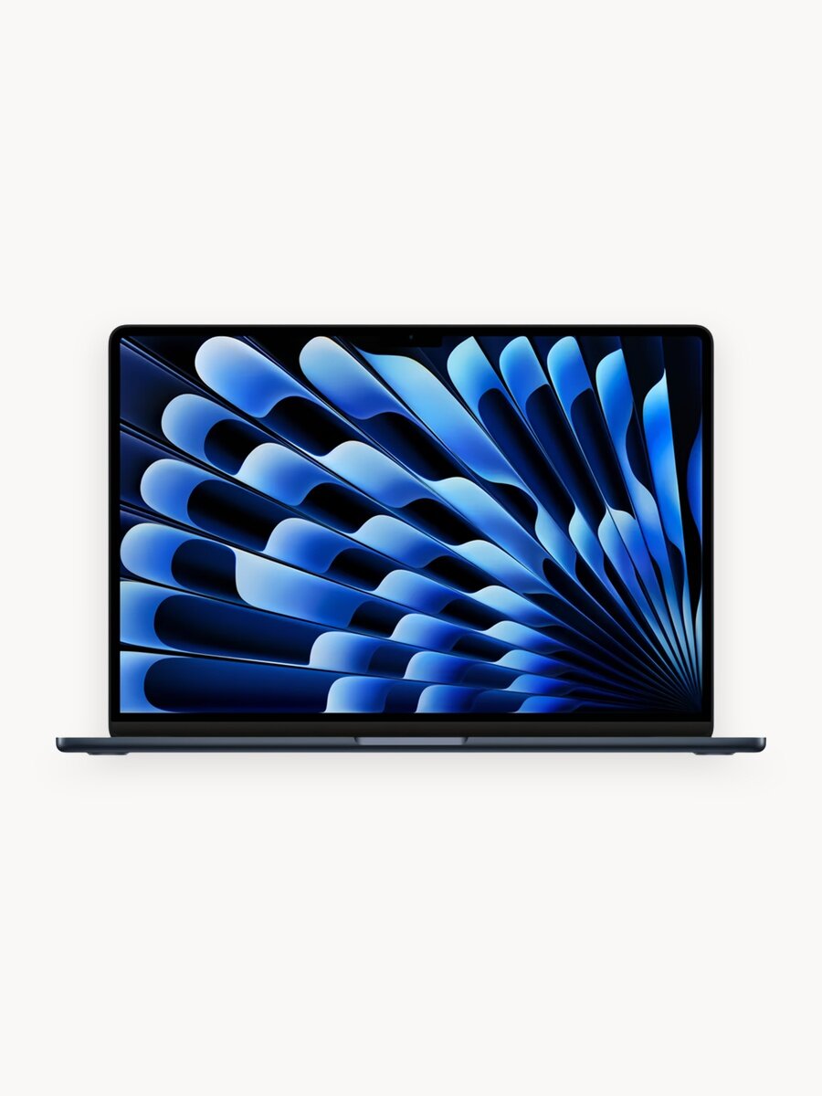 Ноутбук Apple MacBook Air 15 2025 M4 16/512GB Midnight (MW1M3), русская раскладка (гравировка), с переходником