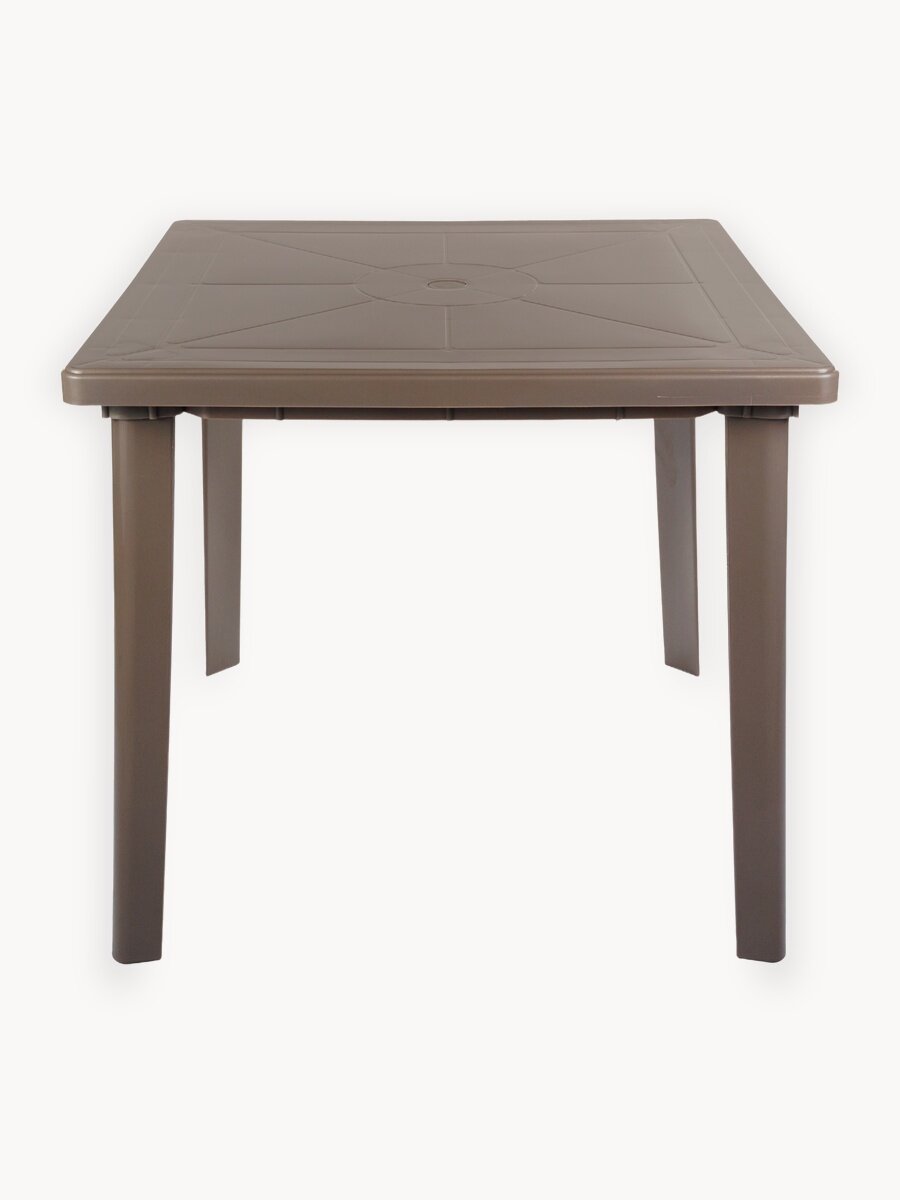 Стол садовый СПГ, складной, квадратный, коричневый, 80 см x 80см x 71см