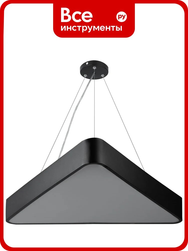 Светодиодный светильник ЭРА Geometria Delta SPO152B40K048 48Вт 4000К 3500Лм IP40 черный Б0050577