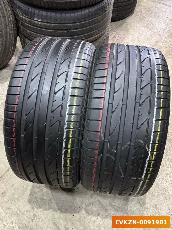 Комплект (2 шт) летних БУ шин Bridgestone Potenza S001 255/35 R19 25% износ 8215440911 RunFlat