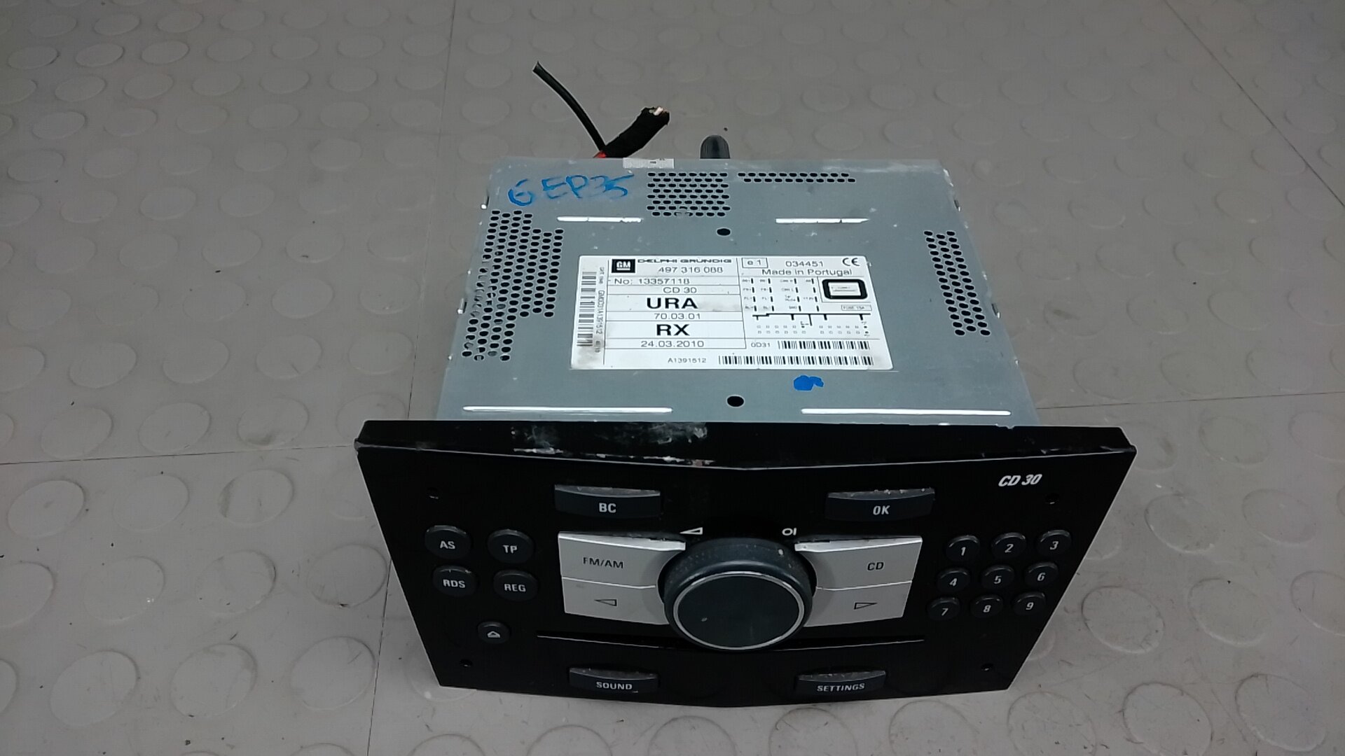 Магнитола OPEL ZAFIRA B, Номер 1780654, 13357036, 13357118