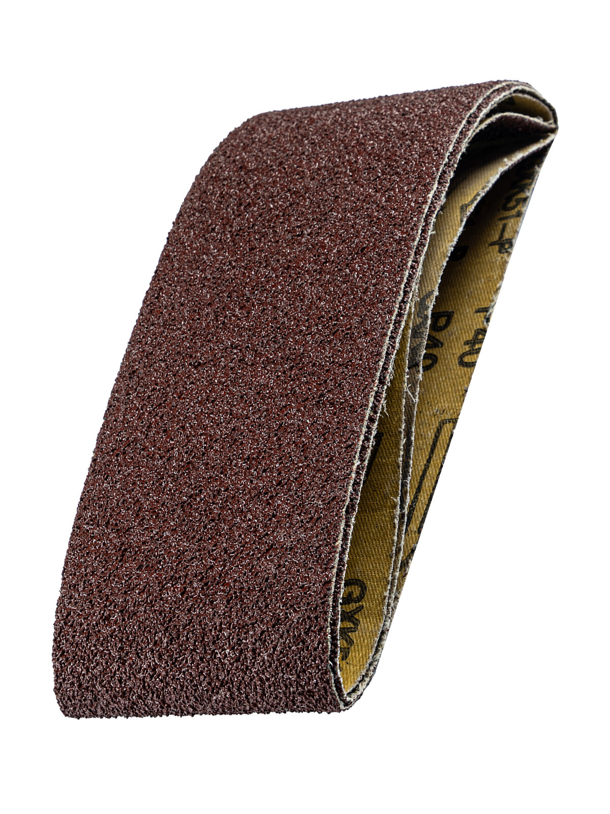 Лента шлифовальная бесконечная 75х457 мм Matrix, P40, 3 штуки, оксид алюминия, абразивная лента для ЛШМ, 74275