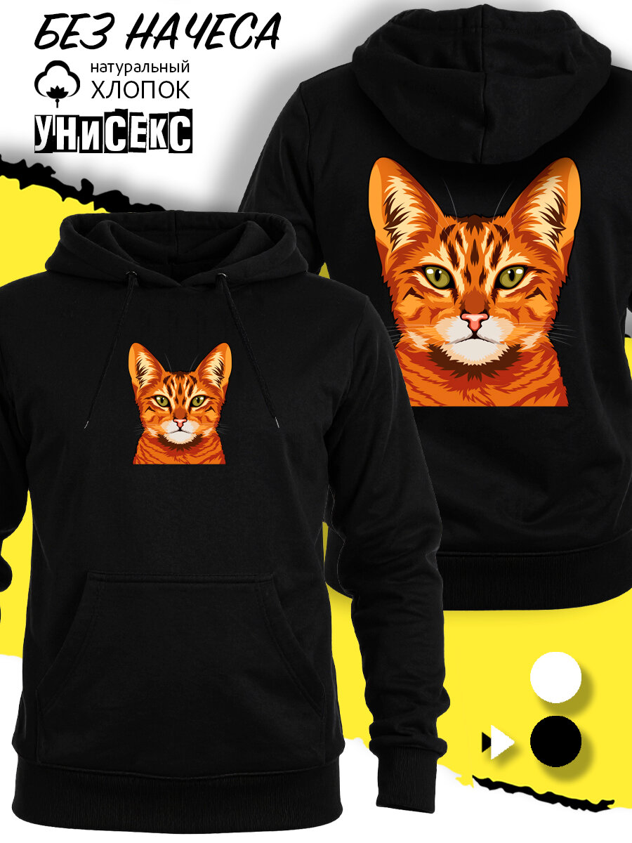 Худи Толстовка свитшот котик