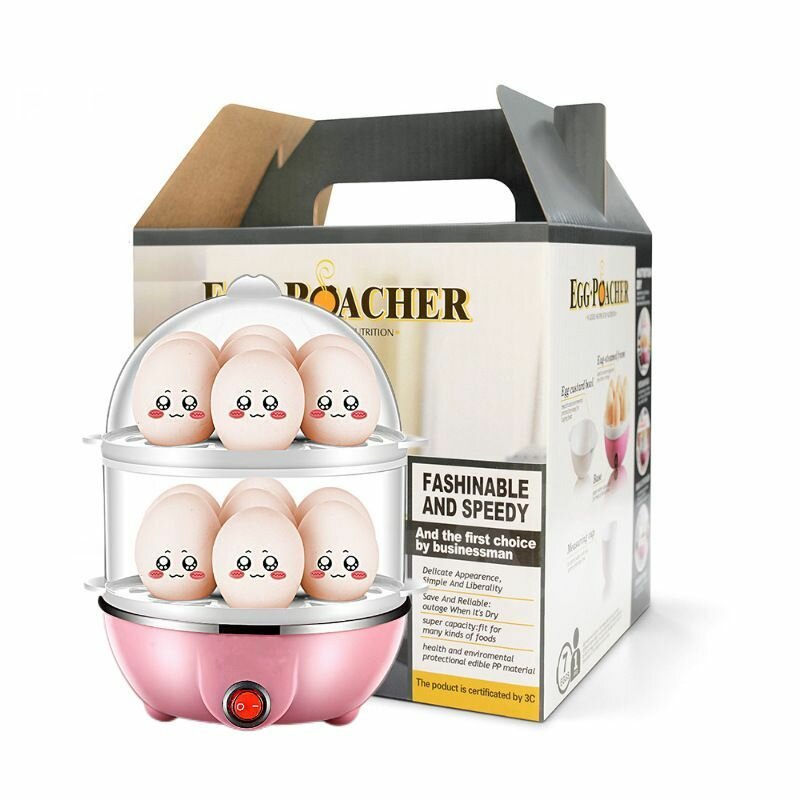 DASH Rapid Egg Cooker: Электрическая яйцеварка на 6 яиц для варки яиц вкрутую, яиц-пашот, яичницы или омлета с функцией автоматического отключения - аква
