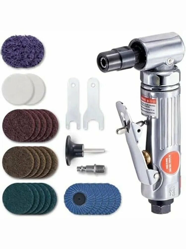(T W O E) Пневмопробивной Станок 0,64 См, 20000 Об/Мин, 24 Диска Для Шлифовки, Полировки, Удаления Ржавчины