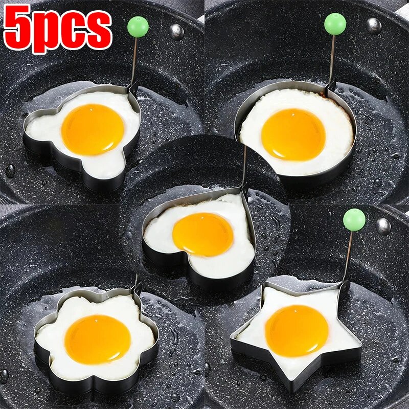 Кольца для яиц из нержавеющей стали, Set A- 5pcs