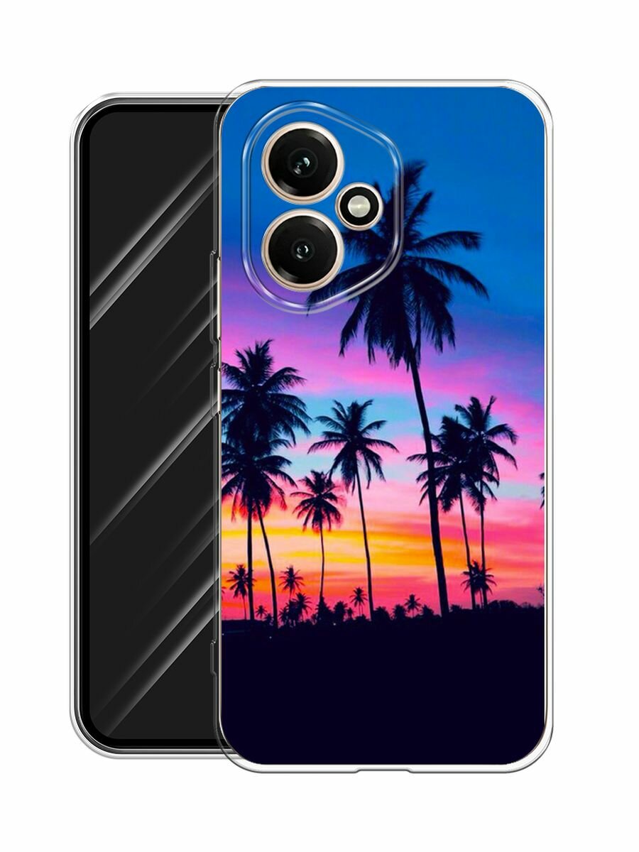 Силиконовый чехол на Honor 400 / Хонор 400 с принтом "Закат 5" — фото 1