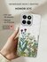 Чехол на Honor X7c / Хонор X7c с принтом "Дикие полевые цветы", прозрачный