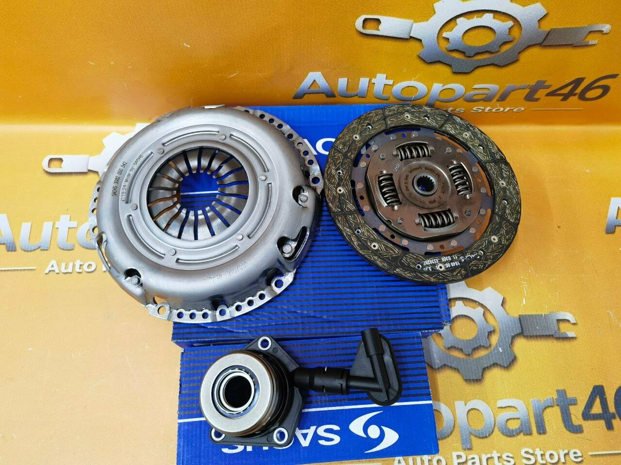 Комплект сцепления с выжимным Форд Фокус 2 Ford Focus 2 двигатели 1.4 1.6 Оптимальный вариант