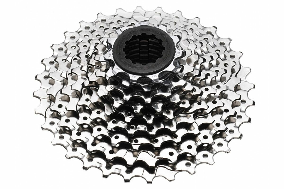 Кассета для велосипеда 8 скоростей Shimano CS-HG50 11-32T (в упаковке)