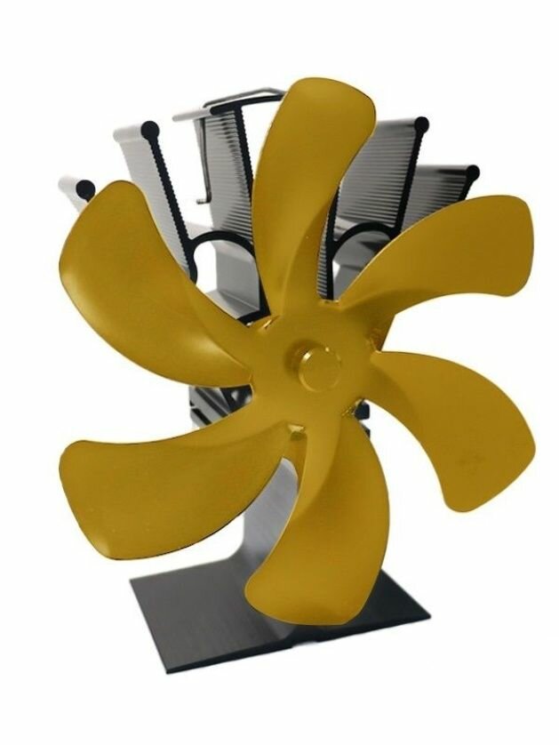 Алюминиевый теплообменник с инновационным самопитанием для 6лопастного каминного вентилятора