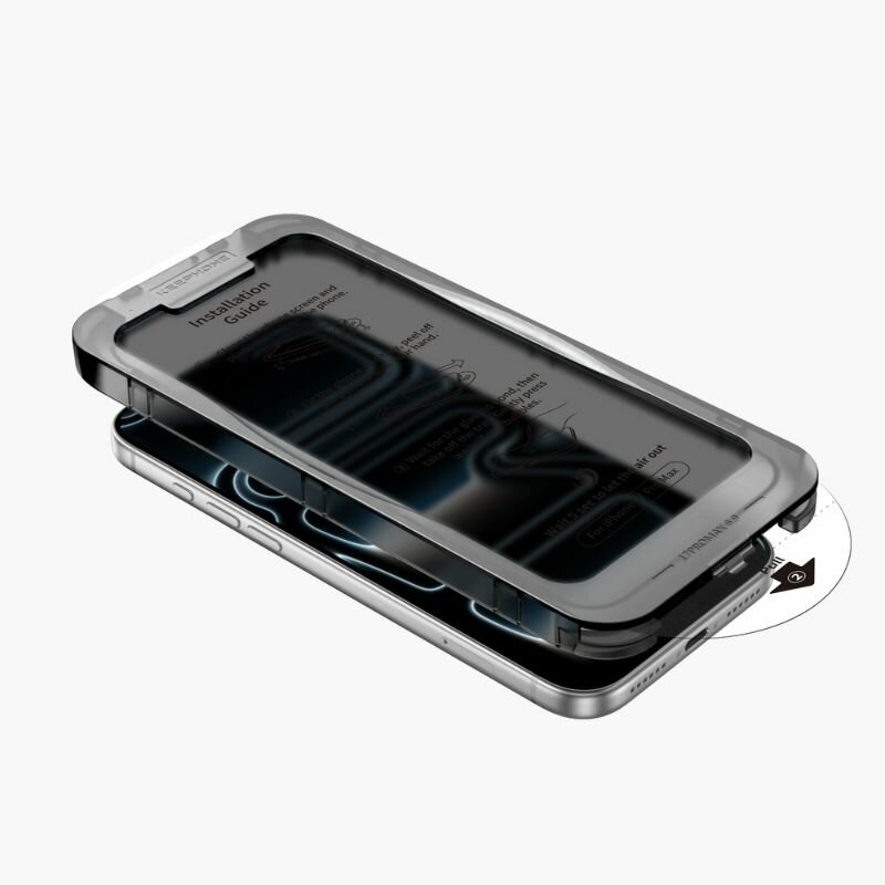Защитное стекло для iPhone 17 Pro KEEPHONE Easy Fit Privacy Glass Combo