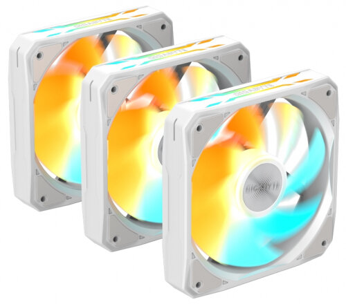 Вентиляторы для корпуса Gigabyte EZ CHAIN FAN 120 ICE 3шт (GP-GBT EZFAN1203 ICE)